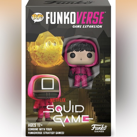 Funko | Games | Funko Squid Game Junho Masked Manager Figure Pink And ...